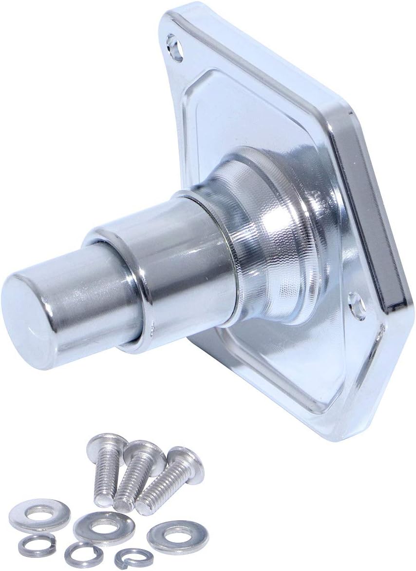 Chrome Solenoid Cover Push Button Starter for Harley Softail Dyna ...