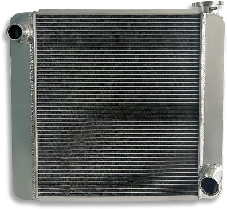 Amazon.com: DEMOTOR PERFORMANCE Fabricated Aluminum Radiator 22" x 19 ...