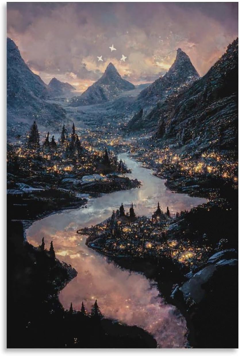 Amazon.com: Acotar Poster, A Court of Thorns And Roses, Velaris Wall ...