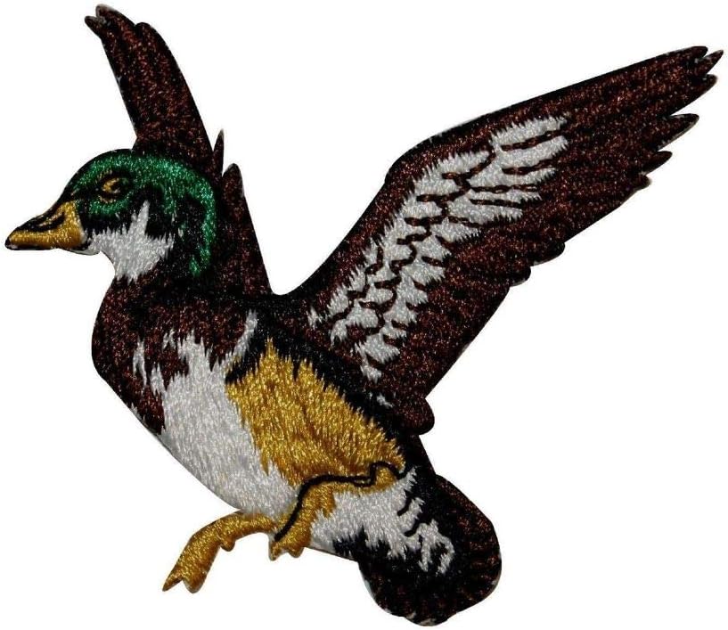 Amazon.com: Duck Flying Patch Mallard Hunting Sport Waterfowl ...