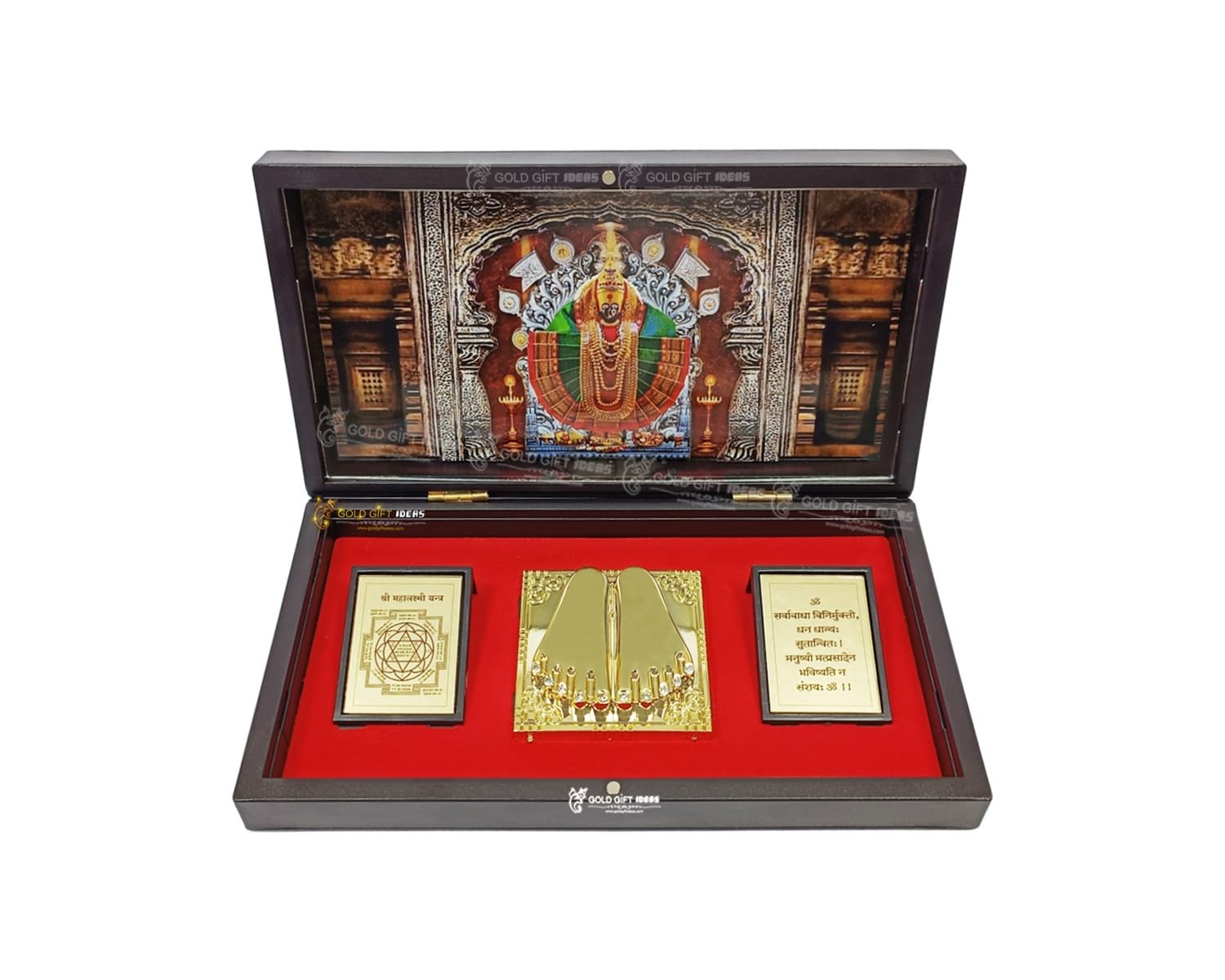 GoldGiftIdeas 24K Gold Plated Kolhapur Mahalaxmi Photo Frame with ...