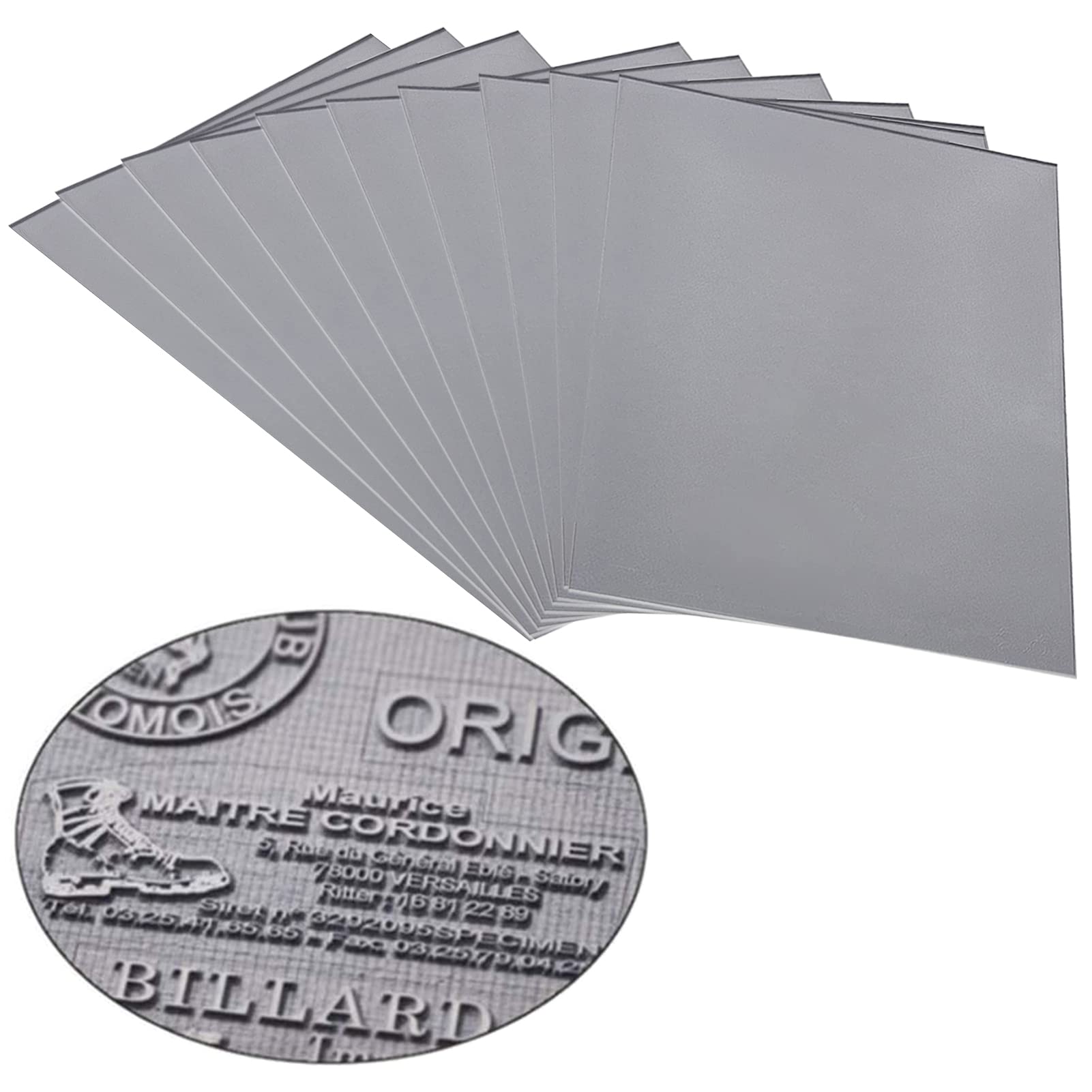 Amazon.com: Vanttokeey 2pcs Rubber Stamp Sheet 31x22cm Laserable Rubber ...