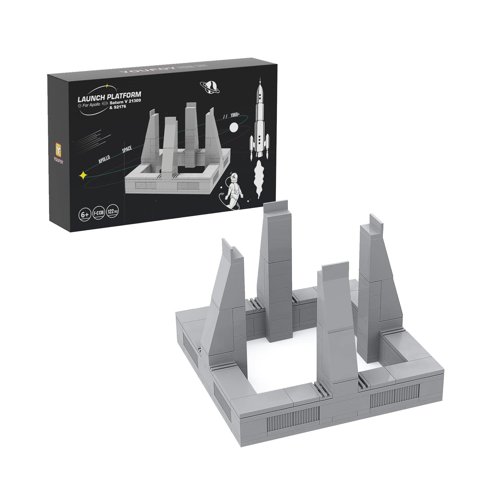 Buy Launch Platform for Lego NASA Apollo Saturn V 21309 & 92176 Outer ...