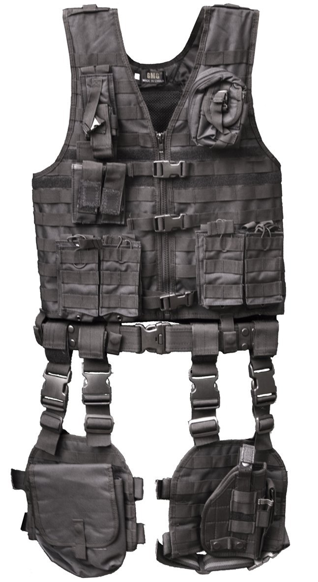 Buy Ultimate Arms Gear Assault Scenario Stealth Black MOLLE 10 Piece ...