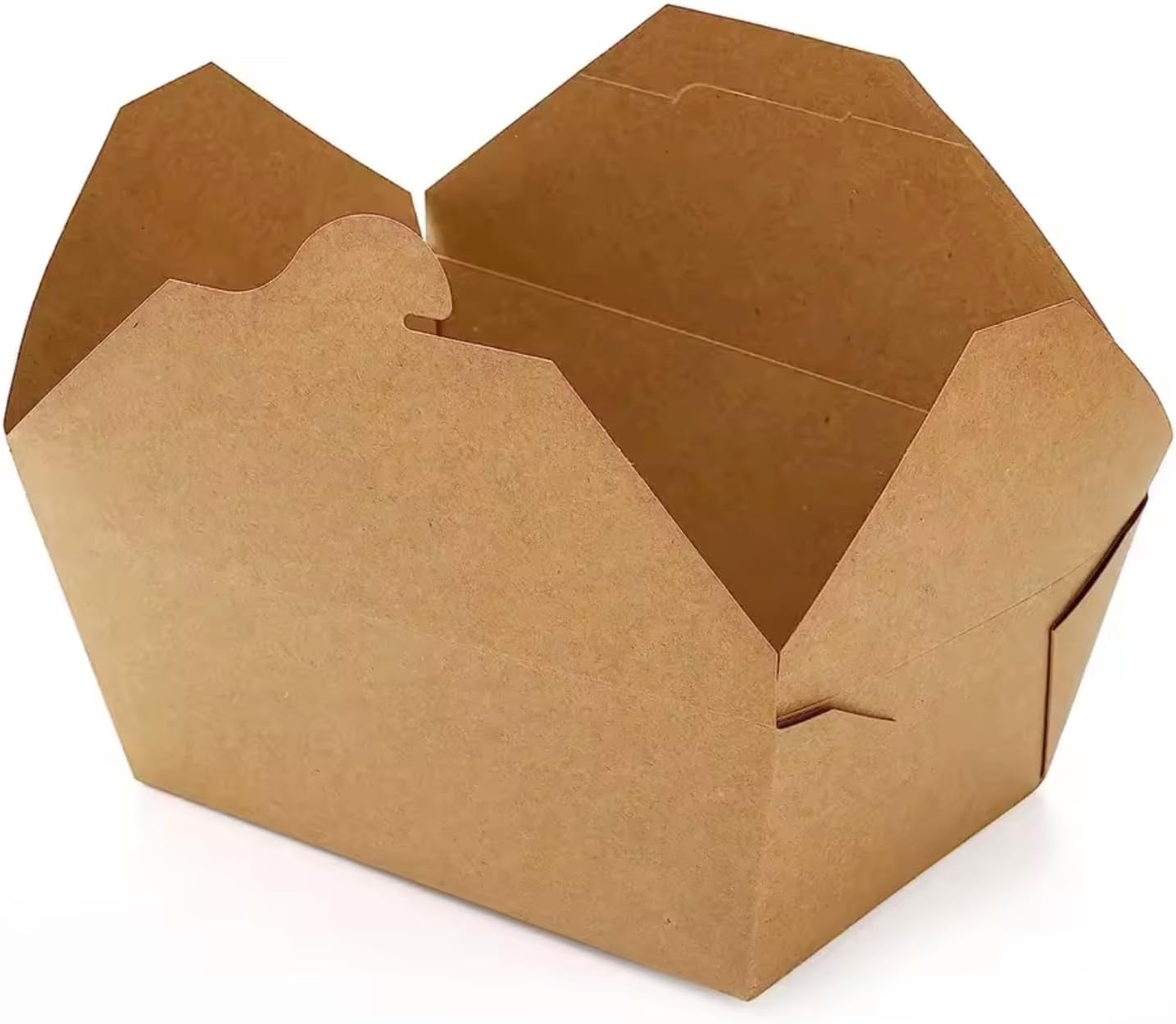 Amazon.com: Kraft Microwavable Folded Paper Take-Out Container (#1 ...