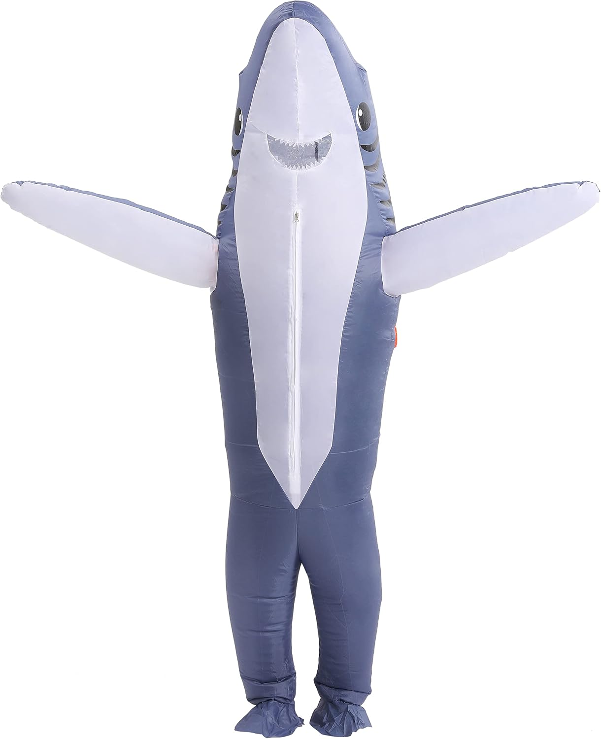Amazon.com: Inflatable Shark Costume Air Blow up Jaws Jumpsuit Fancy ...