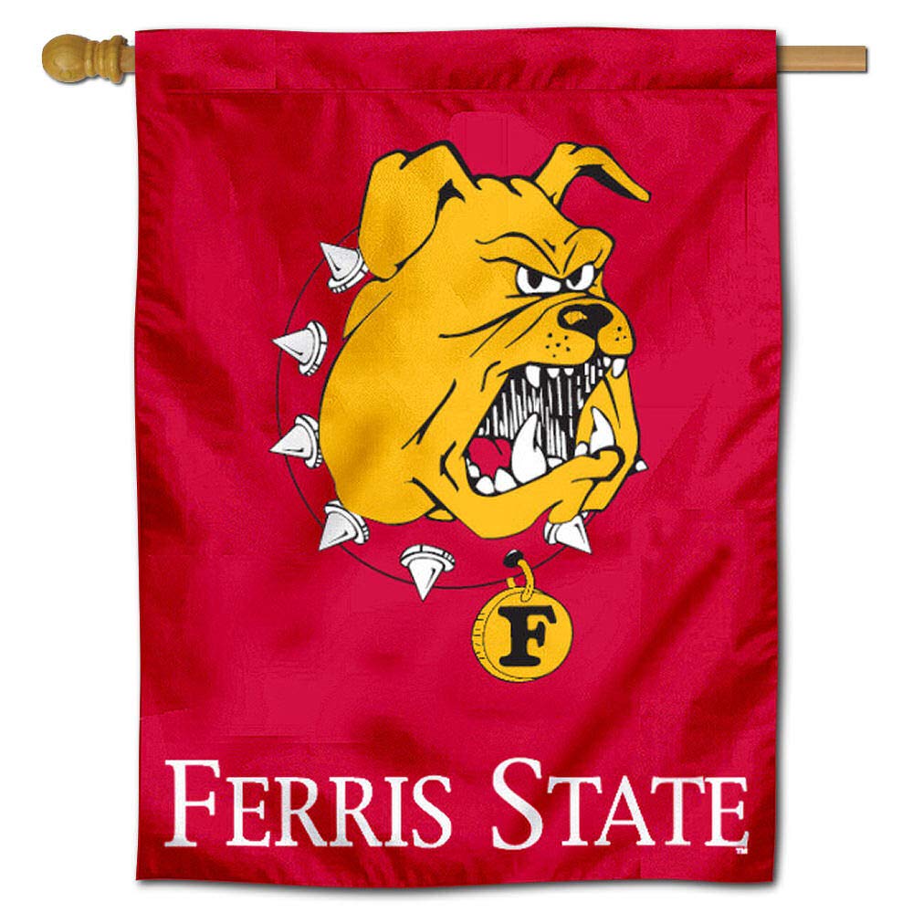 Amazon.com : College Flags & Banners Co. Ferris State Bulldogs House ...