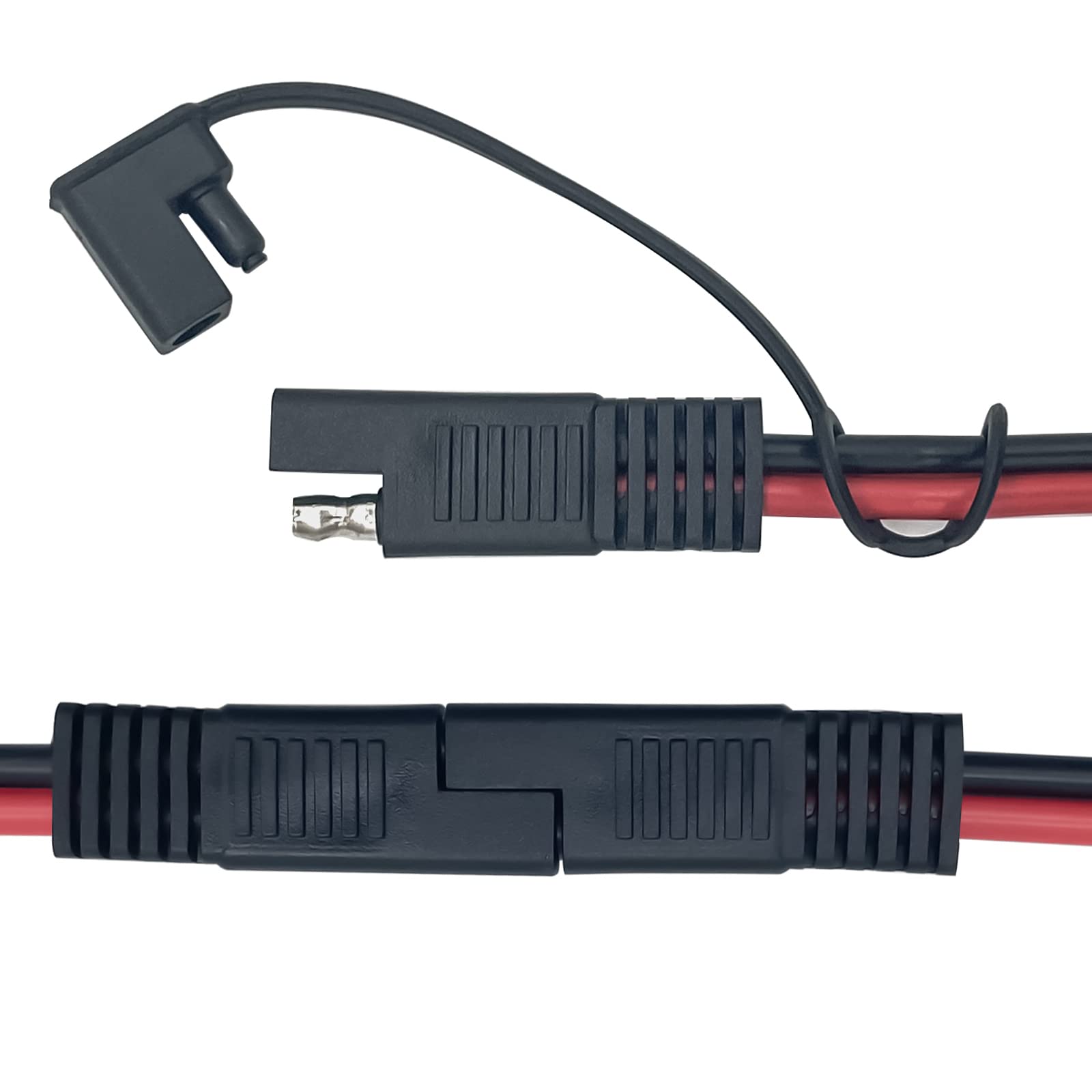 Snapklik.com : 3Packs 10AWG SAE Connector Extension Cable, SAE Quick ...