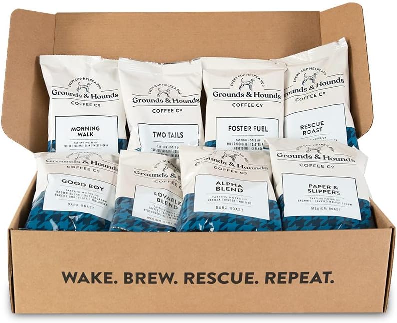 Amazon.com: Coffee Sampler Gift Set - (8x2.5oz) TRIONI Ground Coffee ...