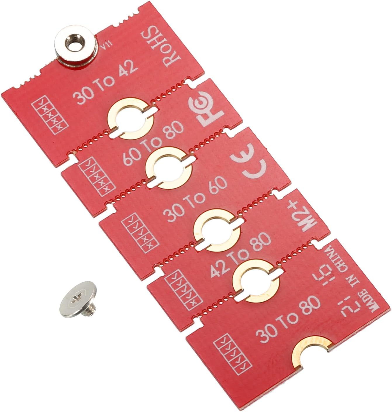 Amazon.com: JOYJOM Nvme M.2 2230 to 2280 Adapter - Supports 2240, 2260 ...
