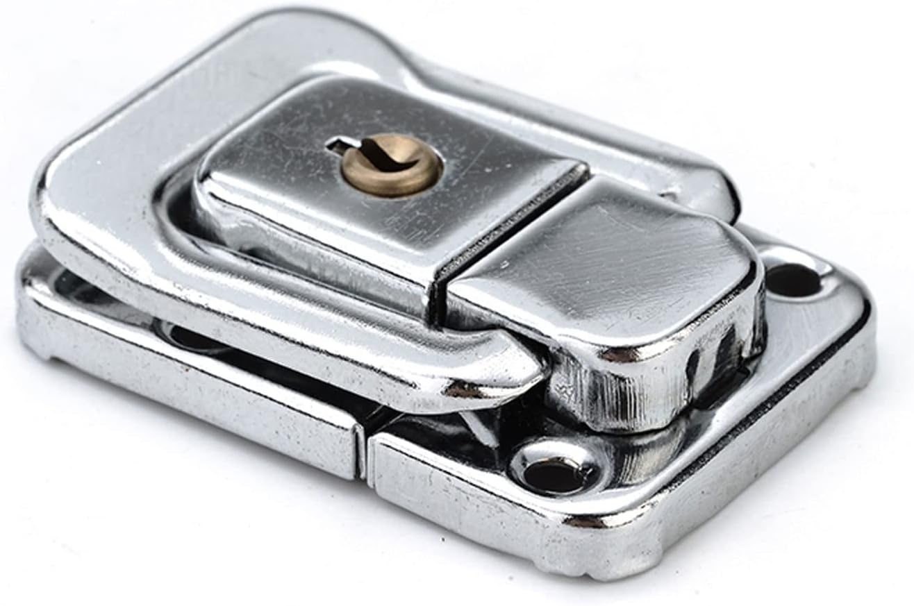 Amazon.com: Lock Zinc Alloy Cabinet Cam Lock Keyed Alike Box Hasp ...