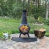 Amazon.com : Sun Fire Outdoor Chiminea Fireplace by The Blue Rooster ...