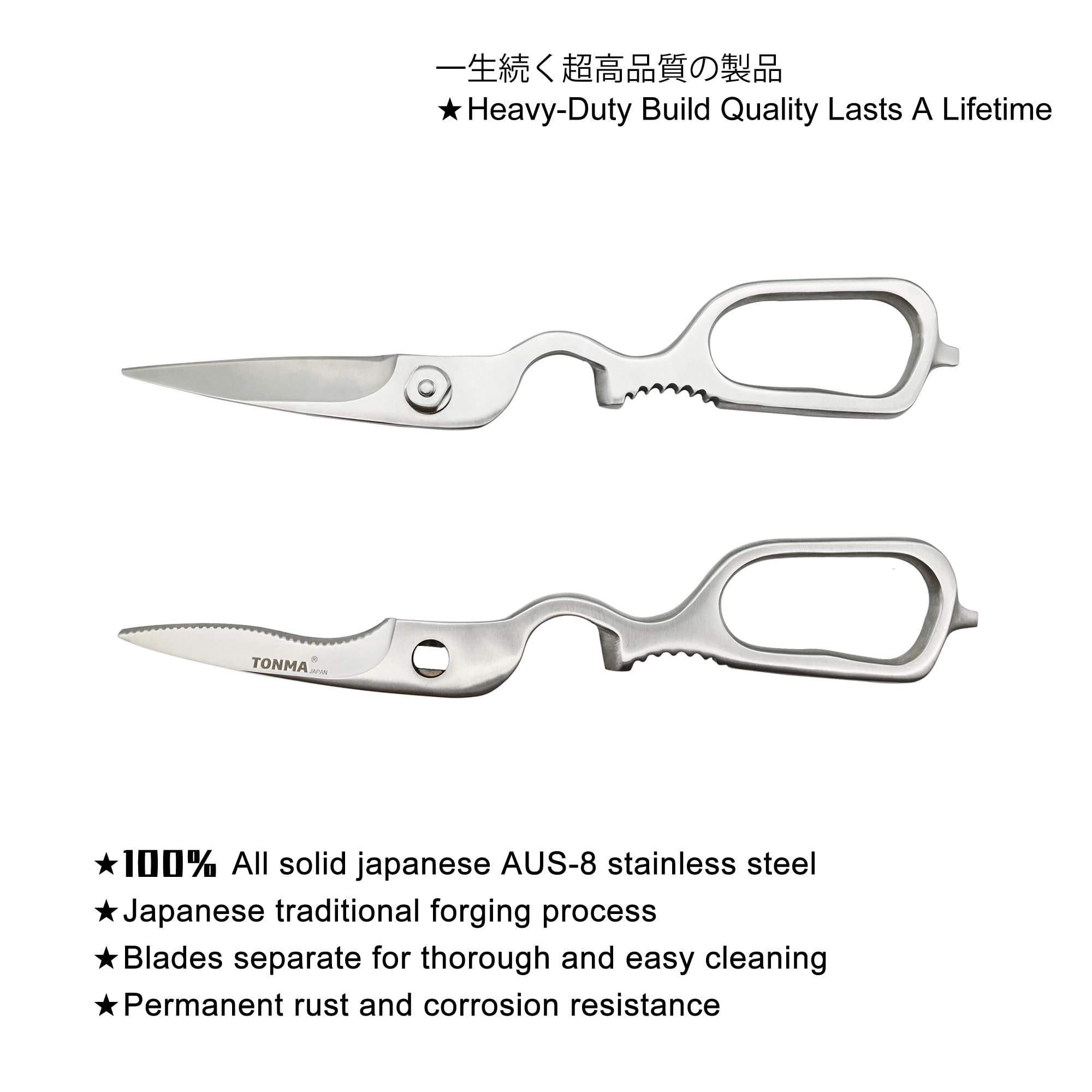 Snapklik.com : TONMA Kitchen Scissors Come Apart Made In Japan ...