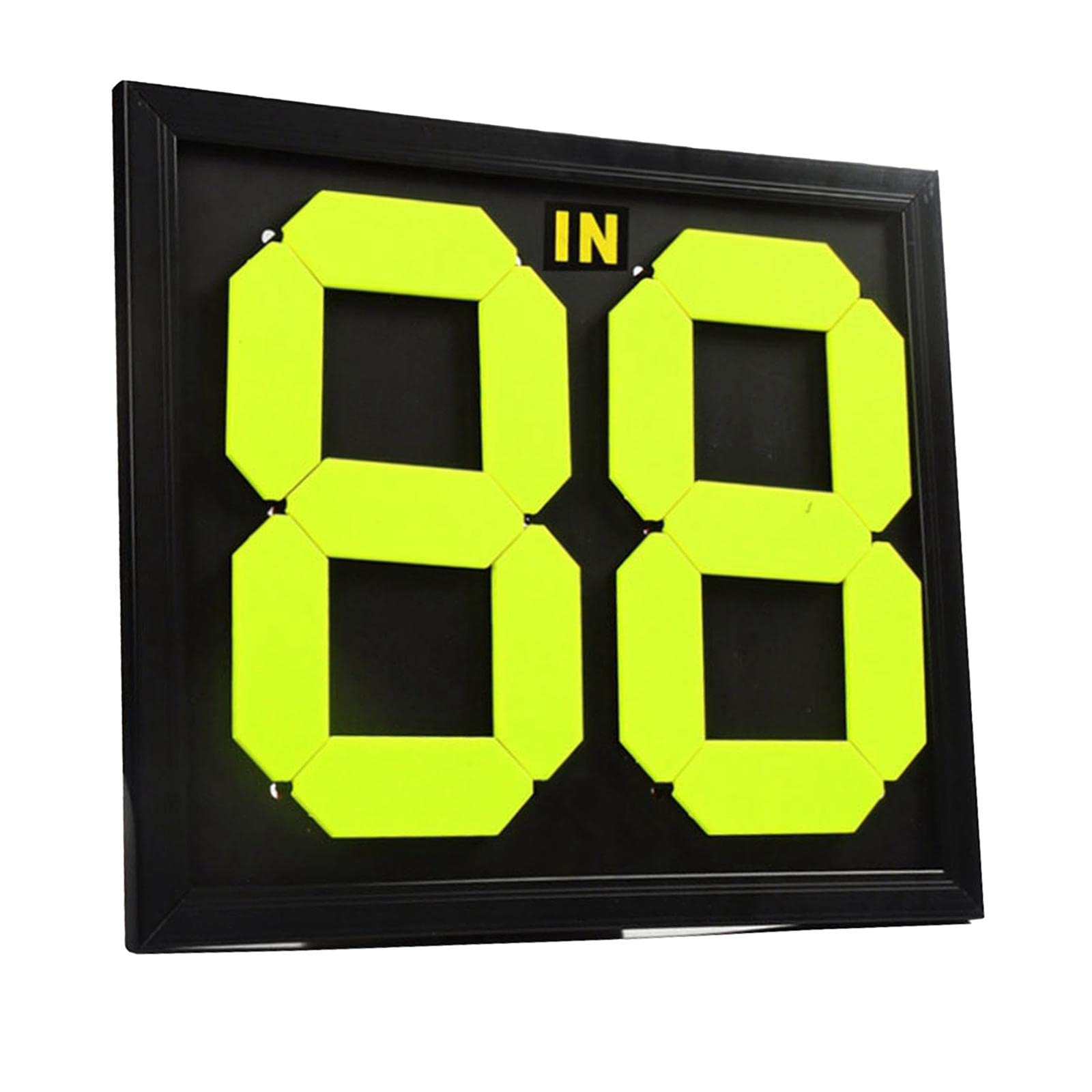 Amazon | STARTIST ポータブル フットボール サッカー マニュアル 代用ボード カード 2桁のリバーシブル数字 両面ディスプレイ 蛍光ディスプレイ 簡単操作 ...