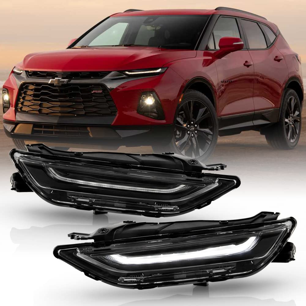 Amazon.com: ACANII - For 2019 2020 2021 2022 Chevy Blazer Upper LED DRL ...