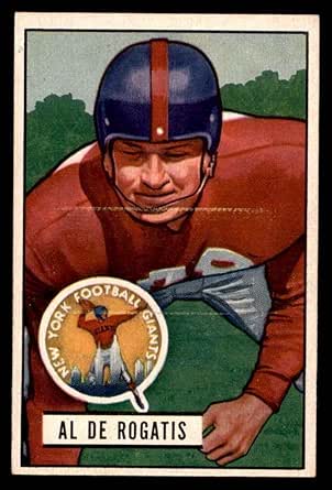 Amazon.com: 1951 Bowman # 55 Al DeRogatis New York Giants-FB (Football ...