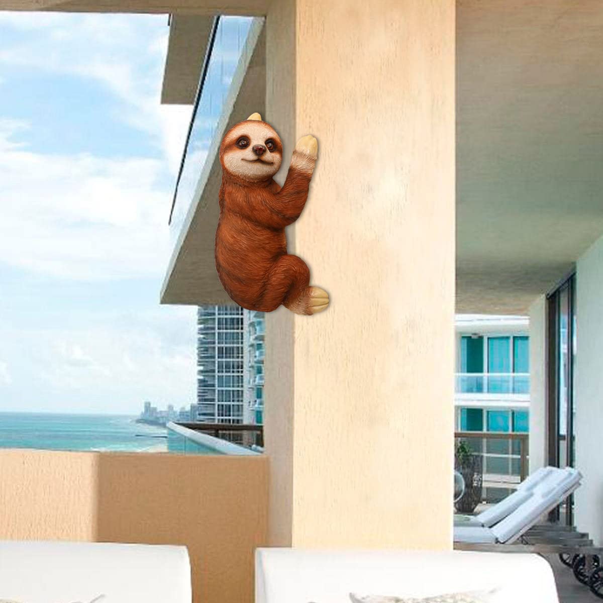 Sloth Climbing Empire State Building