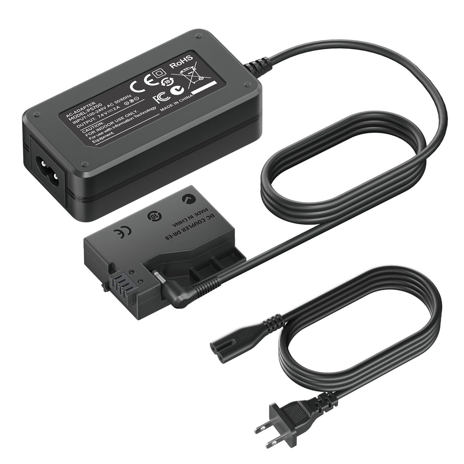 Amazon.com: Mspalocell LP-E8 Camera Dummy Battery USB Type-C,ACK-E8 AC ...