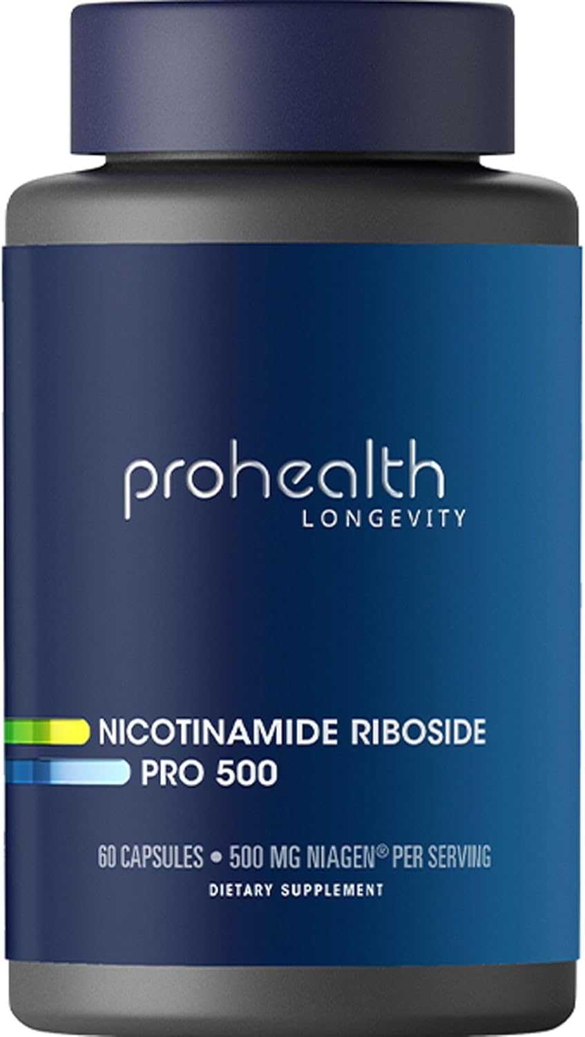 ProHealth Nicotinamide Riboside Pro 500. Patented NIAGEN NAD Supplement ...