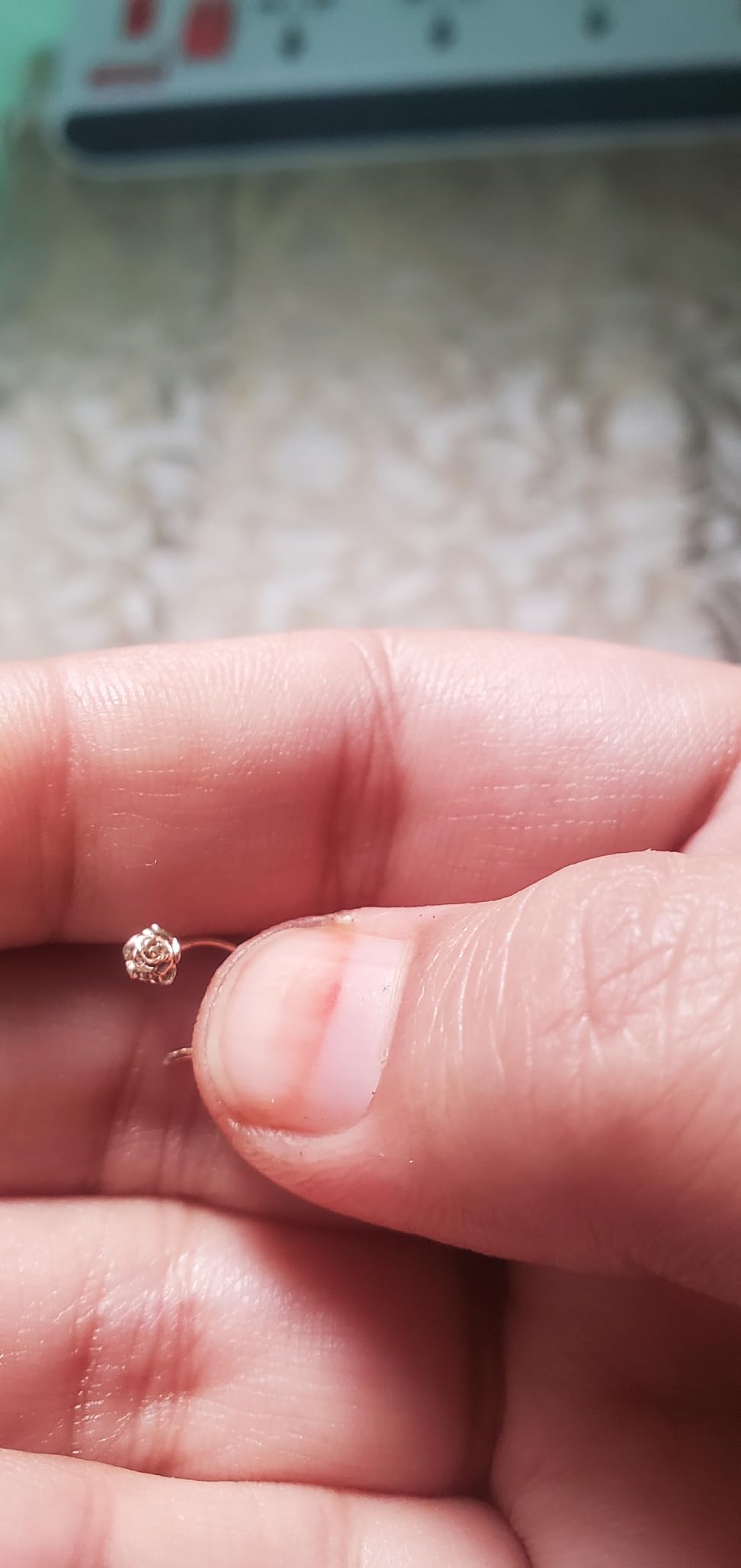 Buy Malabar Gold & Diamonds Rose Gold Nose Pin for Women 18 k | 18k BIS ...