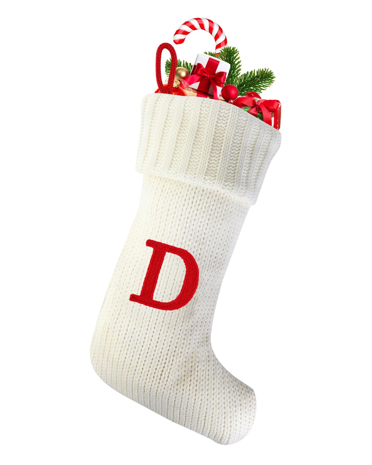 Amazon.com: AOITTAMI Personalized Christmas Stockings with Initials, 20 ...