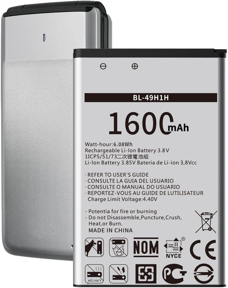 Amazon.com: HamnaKhu Replacement Battery for BL-49H1H,Compatible with ...