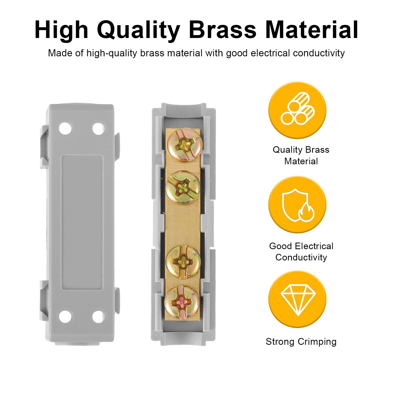 Snapklik.com : HUAREW 10Pcs 6 AWG Gauge Wire Connector Nut Kit