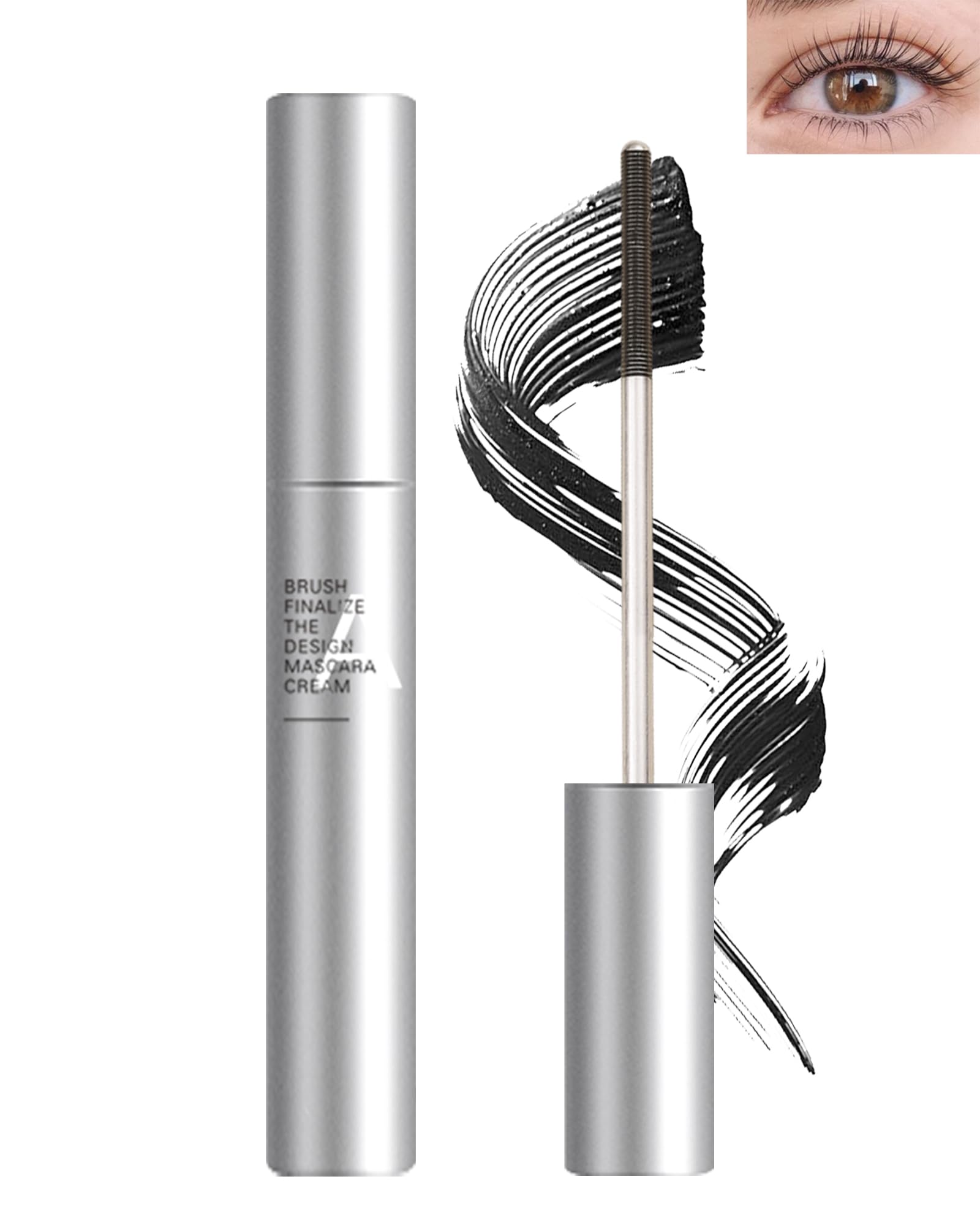 Washable Metal Rod 3D Mascara- Waterproof Black Extra Slim Tubing ...