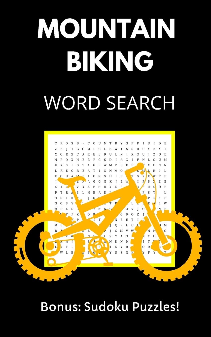 Mountain Biking Word Search: Puzzle Book for Adults and Teens with ...