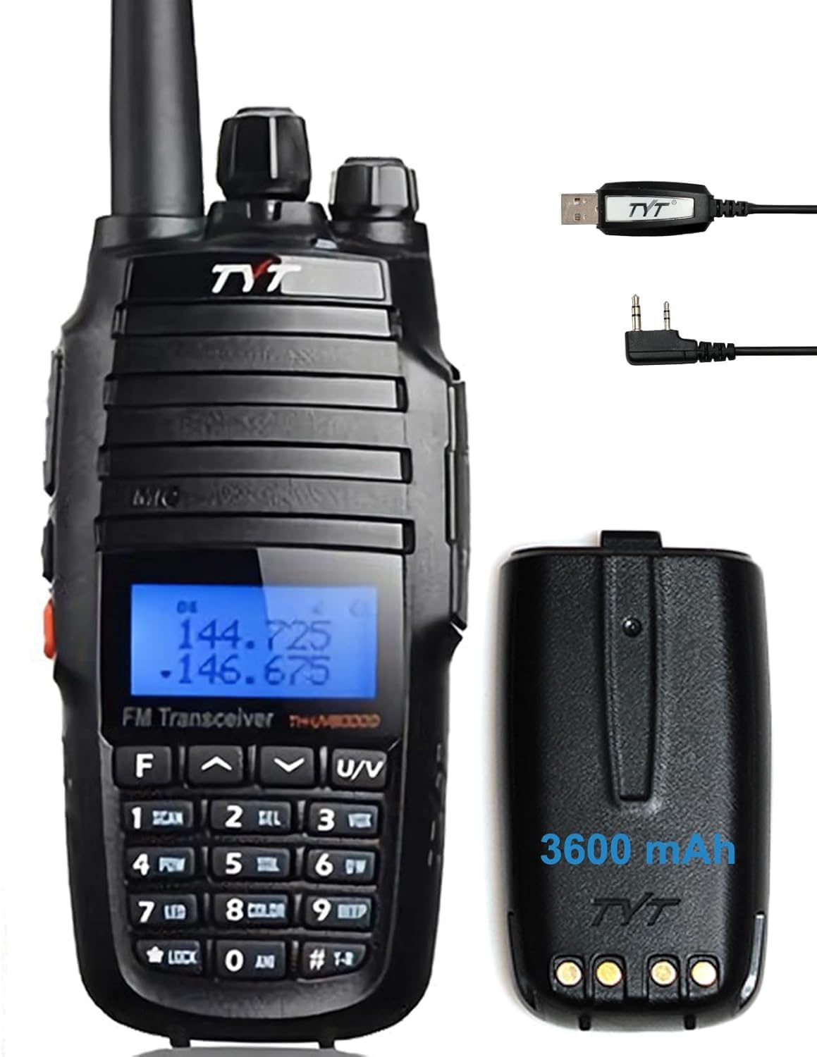 Amazon.com: TYT TH-350 Tri-Band Radio 2 Meter, 1.25 Meter (220MHz ...