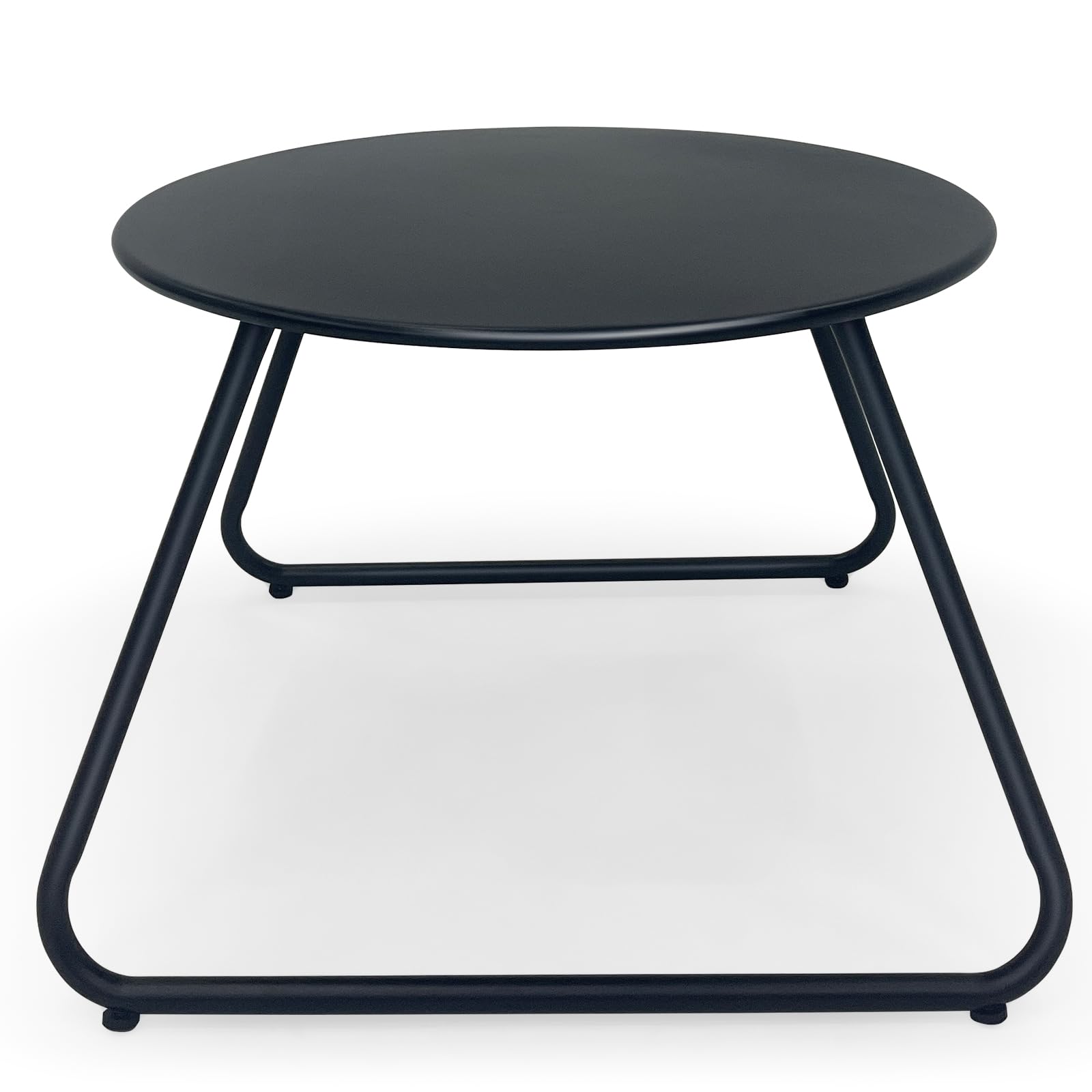 Snapklik.com : Patio Outdoor Coffee Table, Metal Steel Round Outdoor ...