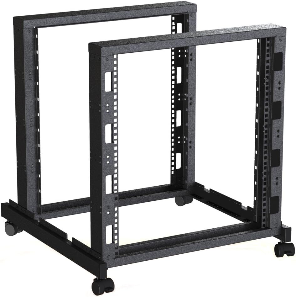 Rack Magic - 12HE 19" Rackstand - Schwarz - 19 Zoll Rack Gestell ...