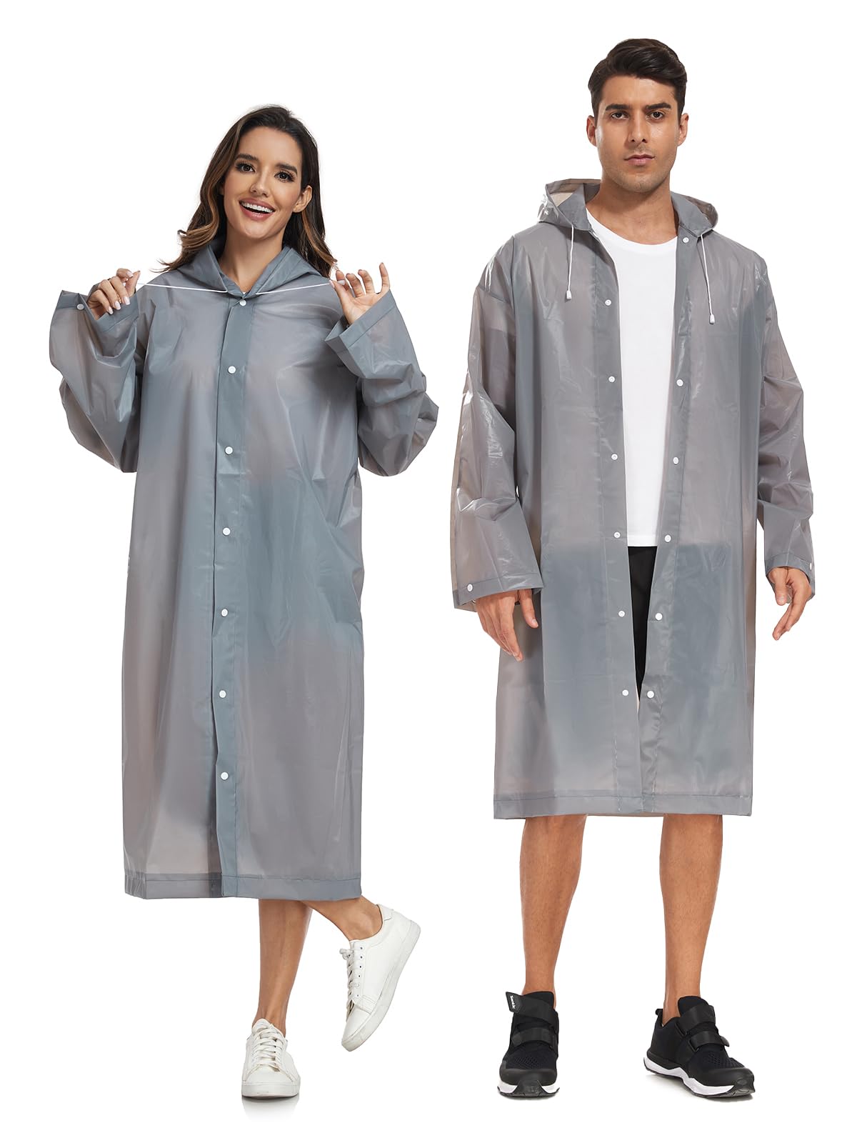 Snapklik.com : SaphiRose Rain Ponchos For Adults - Extra Long EVA Rain ...