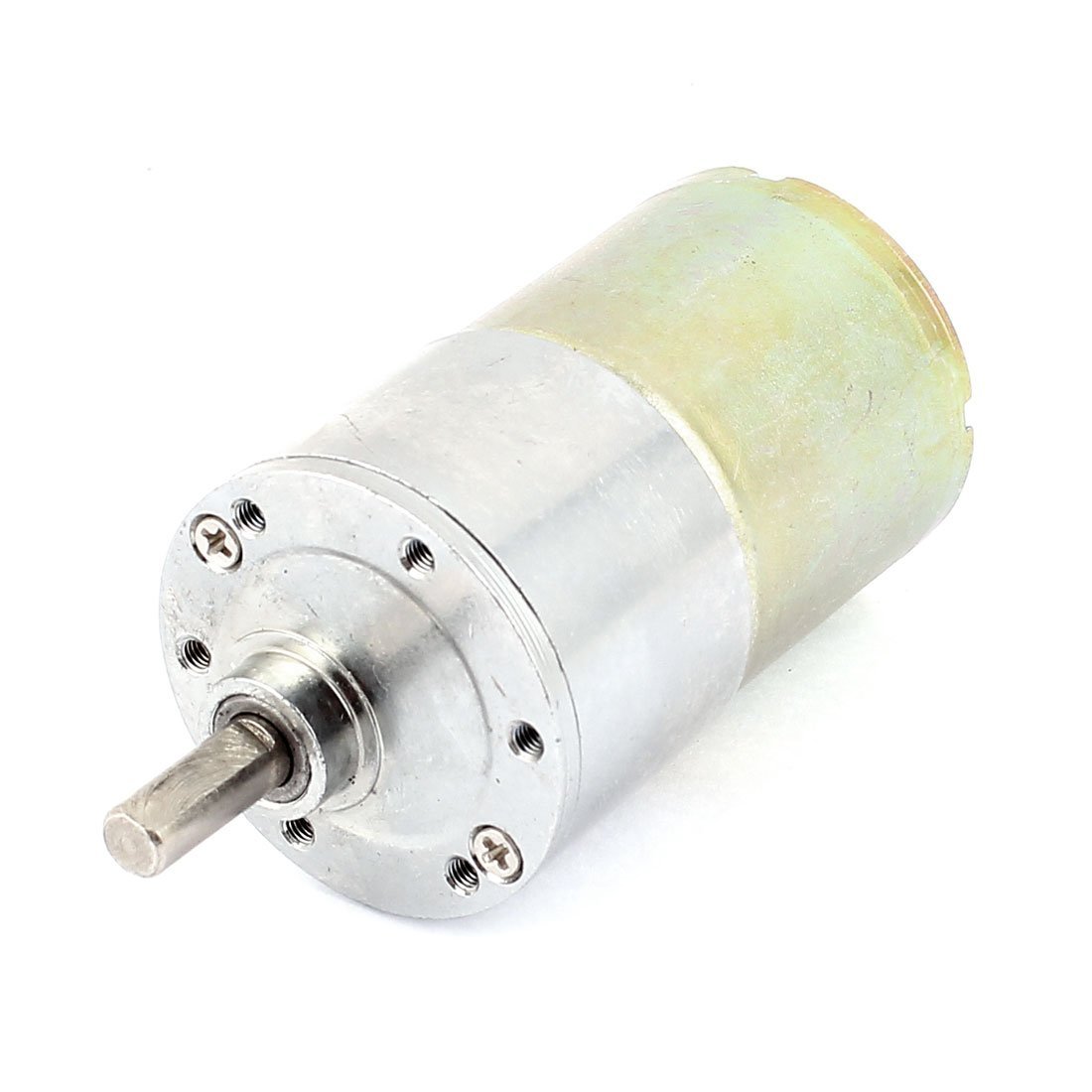 uxcell DC 12V 150 RPM 6mm Dia Shaft High Torque Gear-Box Electric Motor ...