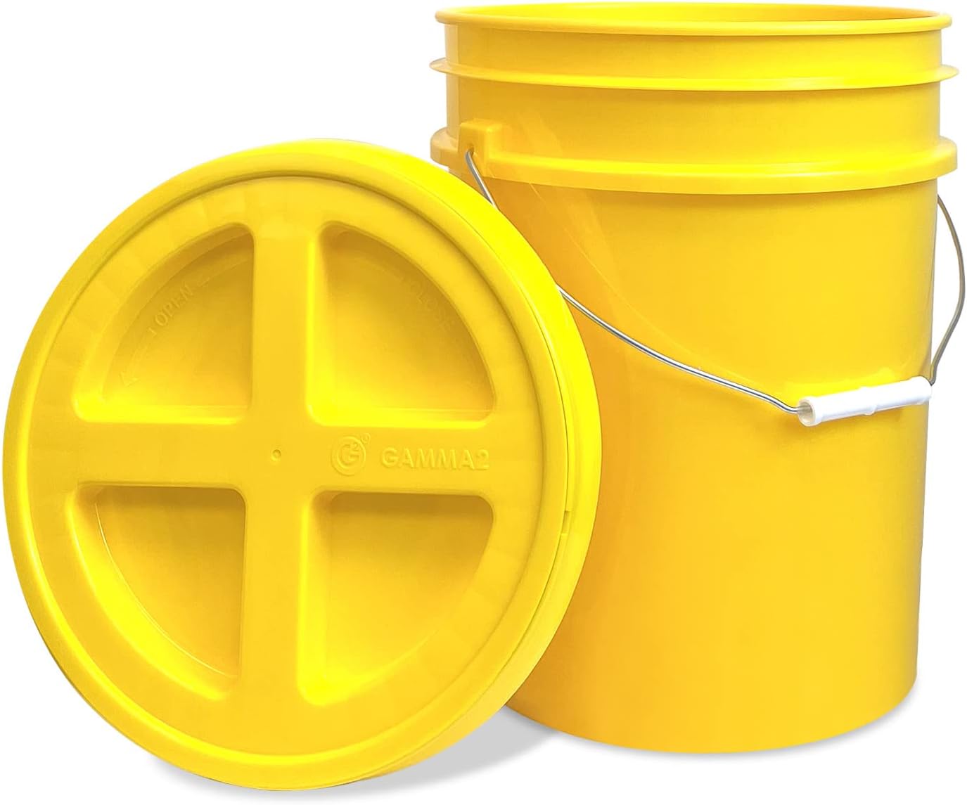 Amazon.com: House Naturals 5 Gallon Pink Food Grade Bucket Pail with ...