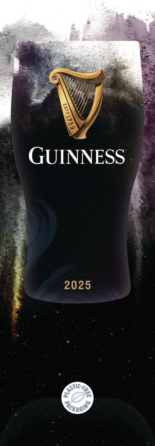 Guinness Slim Calendar 2025 (PFP) : Amazon.co.uk: Stationery & Office ...