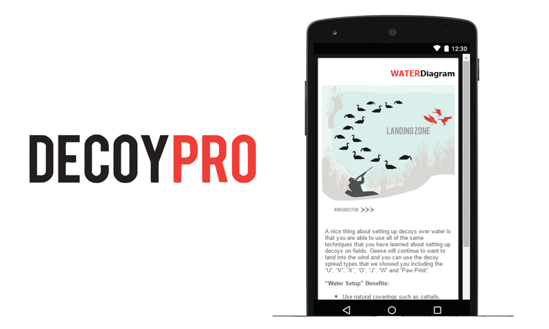 Goose Hunting Diagrams, Canada Goose Decoy Spreads - DecoyPro - App on ...