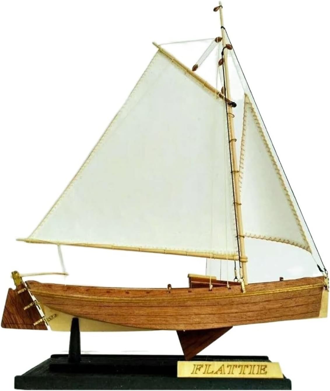 Amazon.com: GeRRiT Solid Wood Sailboat Wooden Model Kit: Scale 1/35 ...