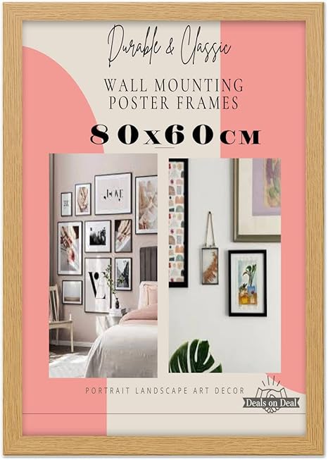 Deals on deal Modern 80x60 Cm Picture Frame Photo Frame Wall Art Poster ...