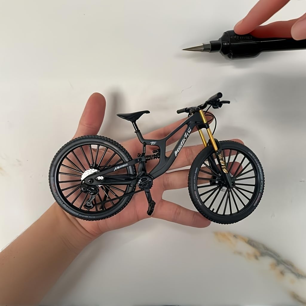 Amazon.com: 1: 10 Ratio die cast Alloy mini BMX Mountain Bike Finger ...