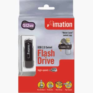 Imation USB 2.0 FLASH Drive - 512MB : Amazon.co.uk: Computers & Accessories