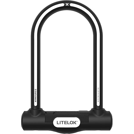 LITELOK X1 High Security Bike Lock, Angle Grinder Resistant Armoured D ...
