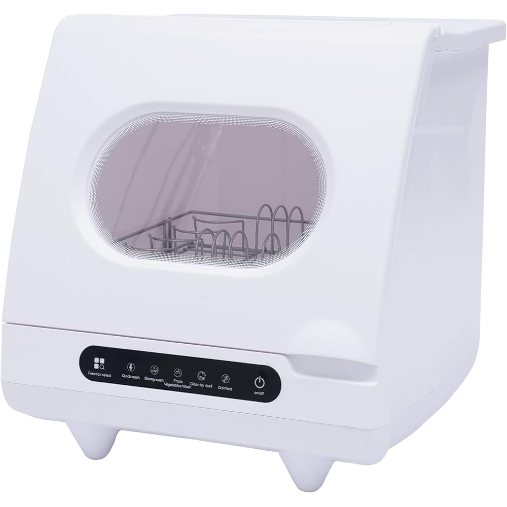 $29/mo - Finance QUEWATSA Portable Countertop Dishwasher,Compact Dish ...