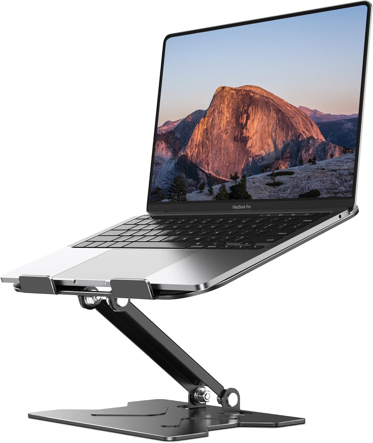 Amazon.com: JCZT Adjustable Laptop Stand for Desk, Metal Foldable ...