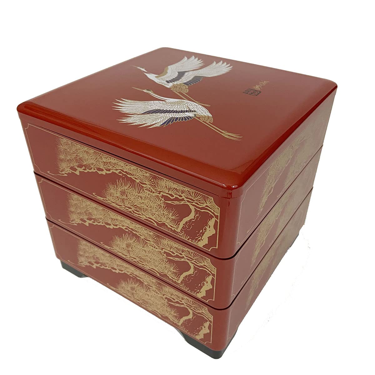 Amazon.com: JapanBargain 4118, Jubako Box Japanese Traditional 3 Tiers ...