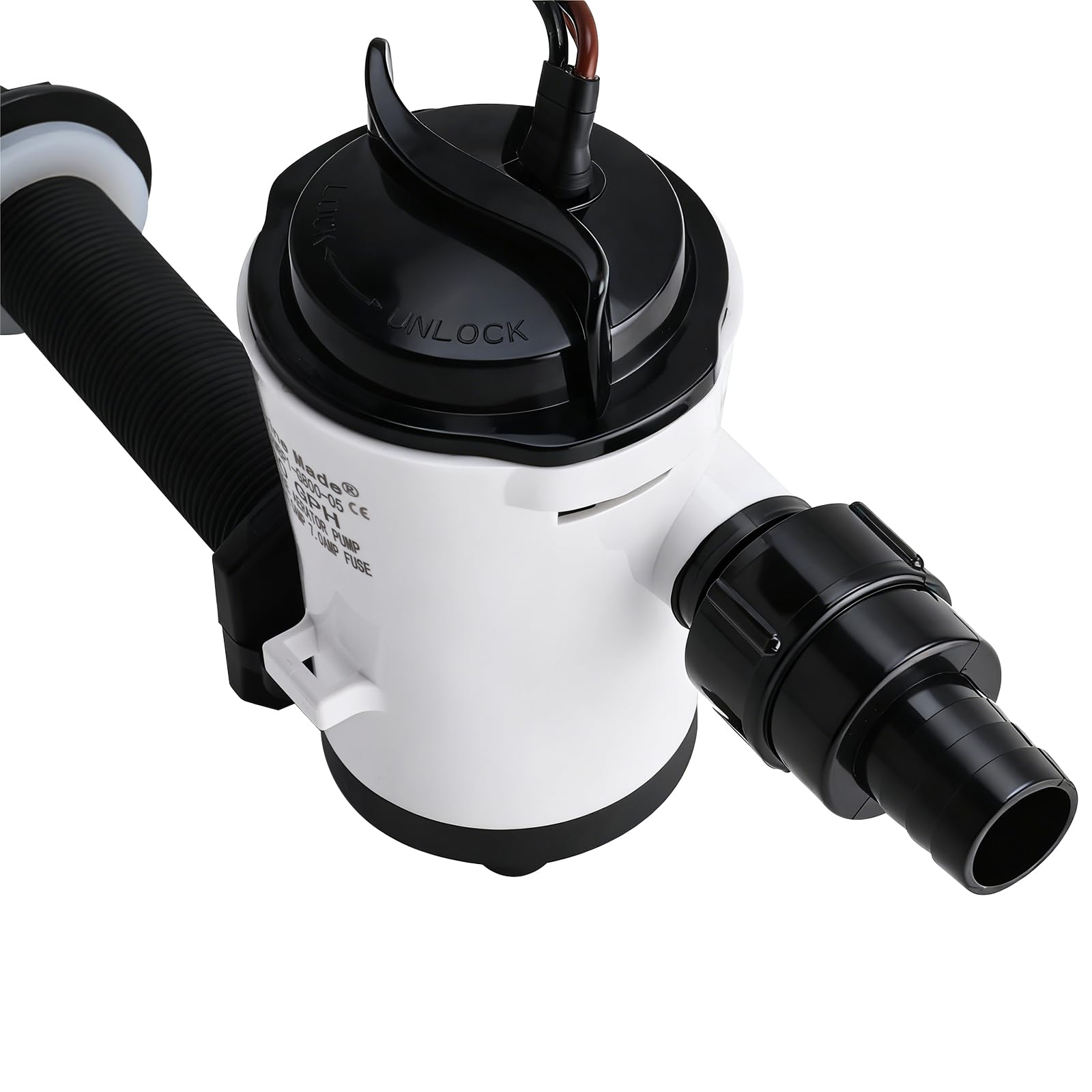 Snapklik.com : 12V 800gph Livewell Baitwell Pumps Live Bait Tank ...