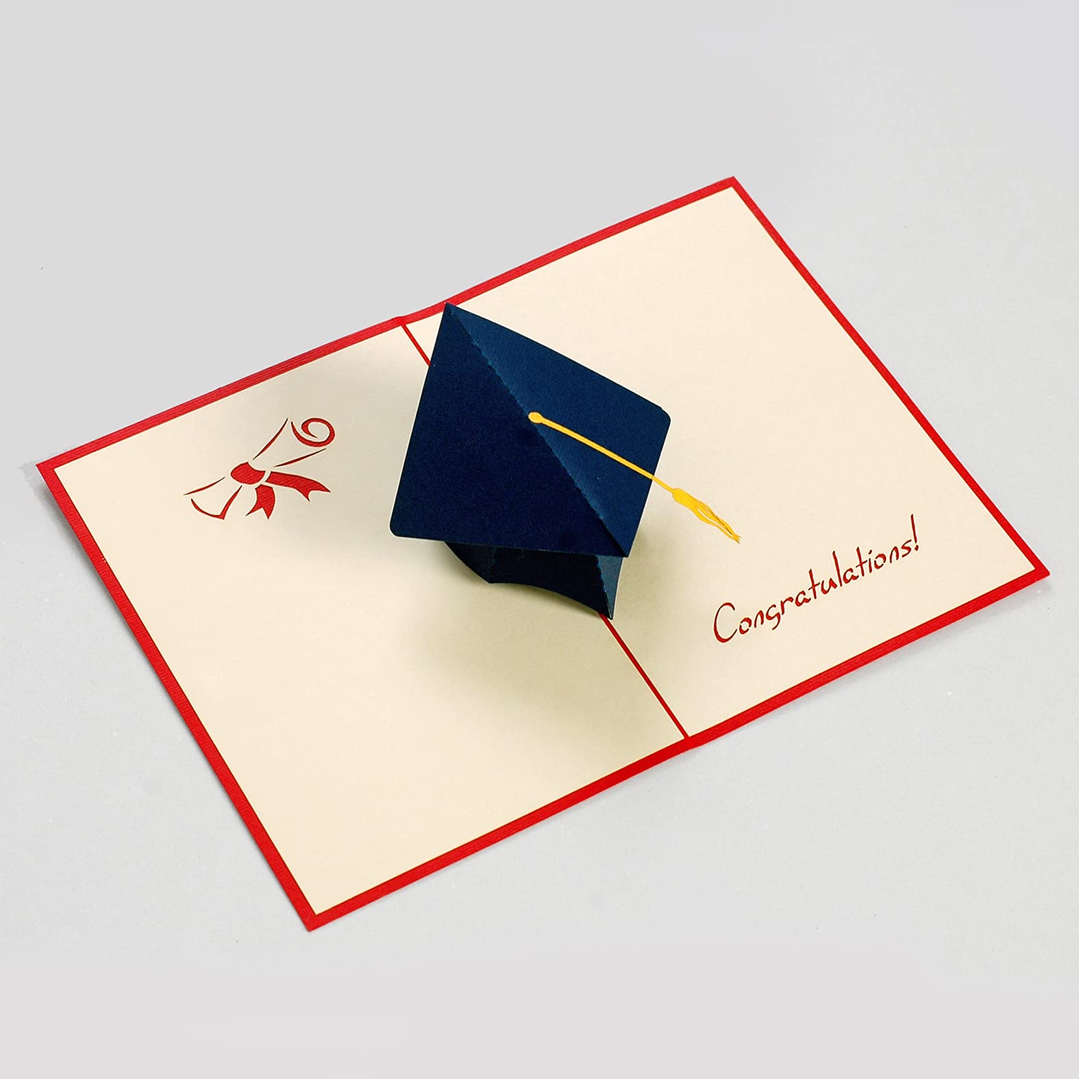 Graduation Card Pop Out 3D Pop Up Greeting Card Graduation Hat