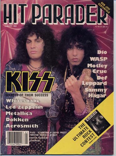 Hit Parader Magazine KISS Sammy Hagar BON JOVI Ronnie James Dio ...