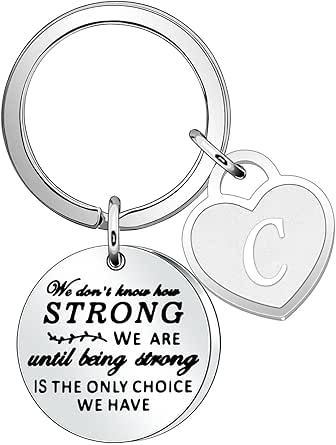 Rukling Initial Keychains for Women Birthday Gifts Teens Girls Gifts ...