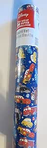 Amazon.com: Disney Pixar Cars Holiday Wrapping Paper 45 sq ft 4.5 yd 1 ...